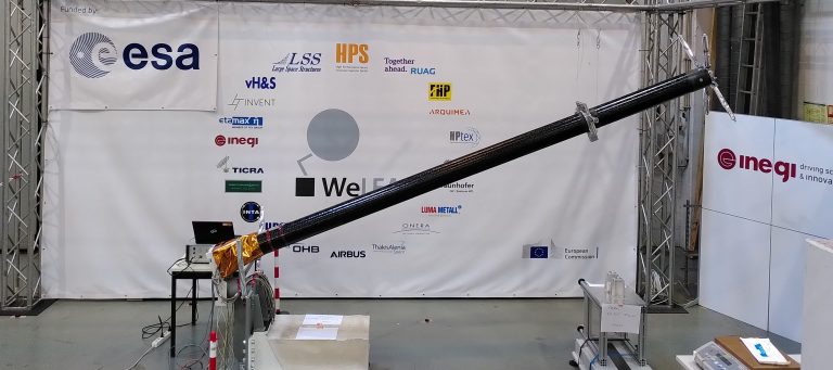 Automatic unfurling of European Large Deployable Reflector successfully ...
