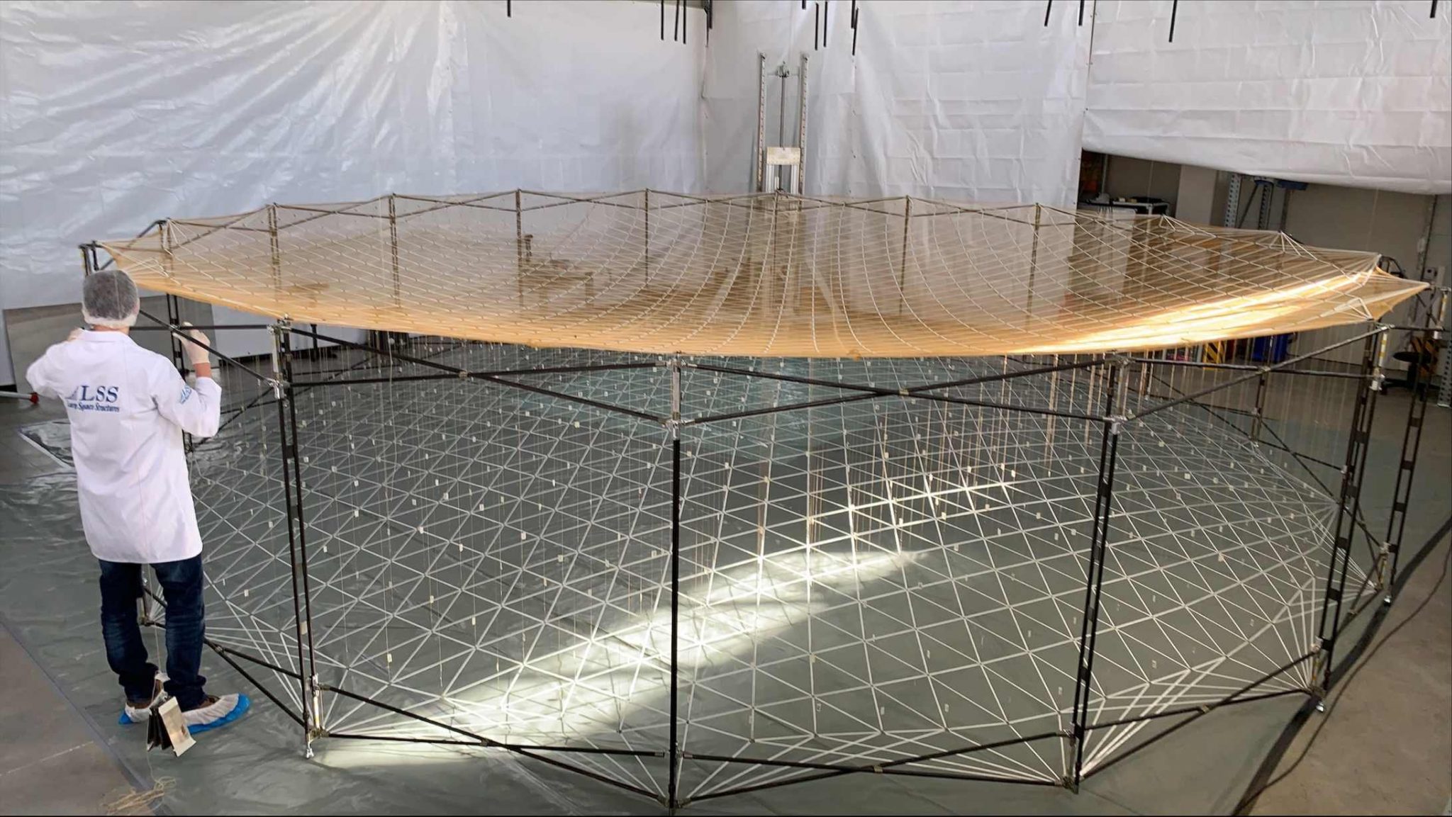 Automatic unfurling of European Large Deployable Reflector successfully ...